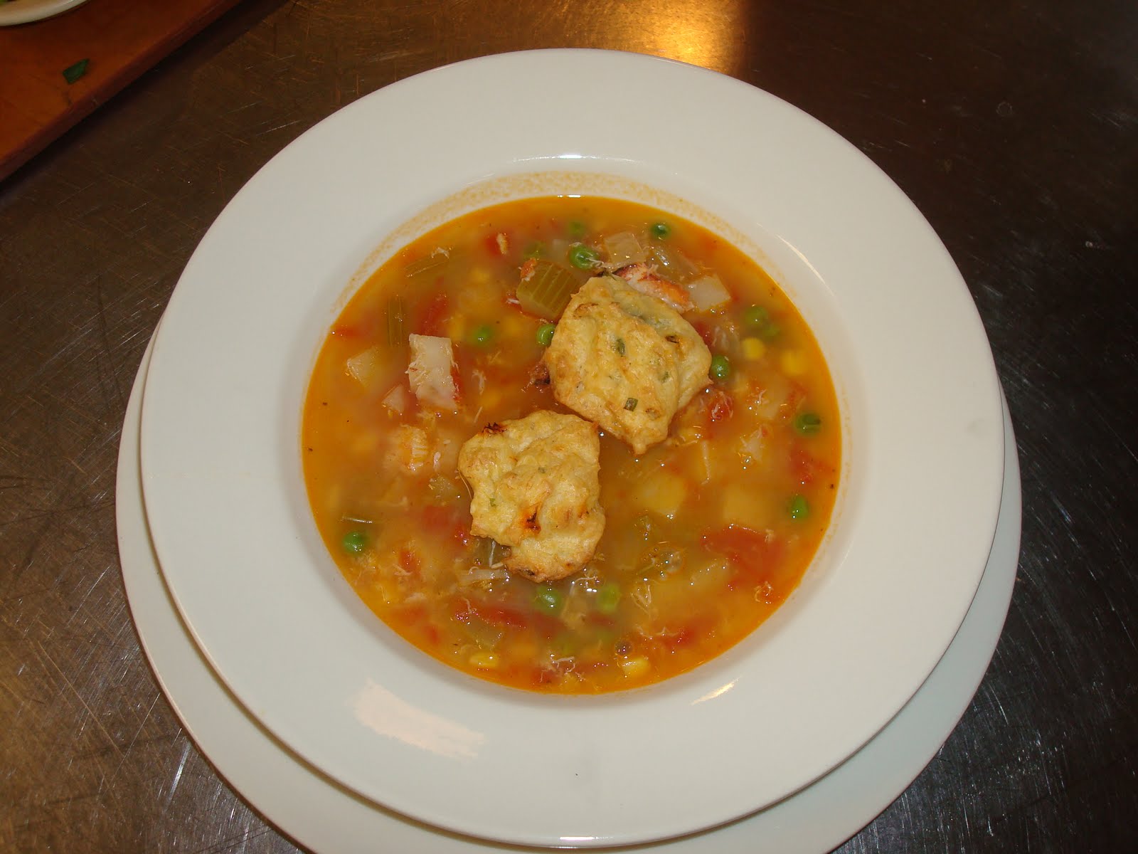 Cooking with the Glow!: Spicy crab soup with crab puffs