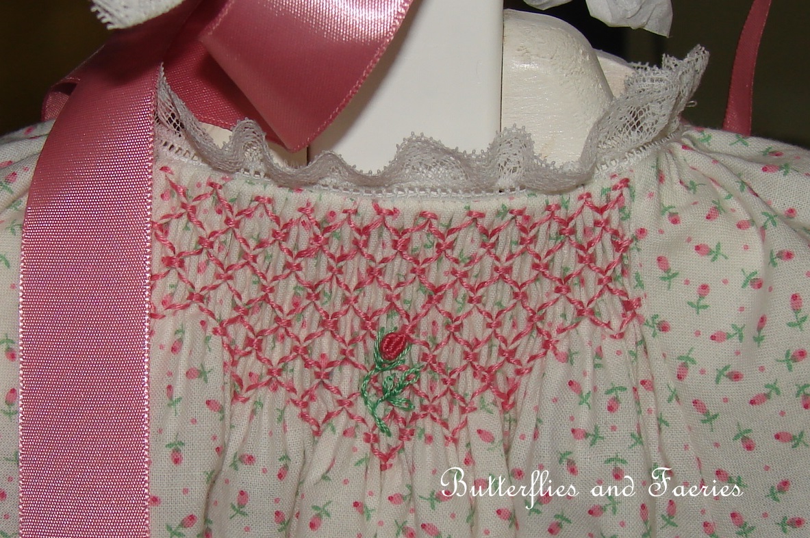 Karen's Butterflies and Faeries: Smocking and Lace Details for Project ...