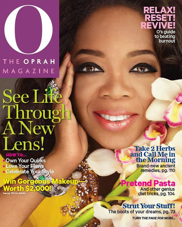 For the October issue of O, The Oprah Magazine, the media mogul poses ...