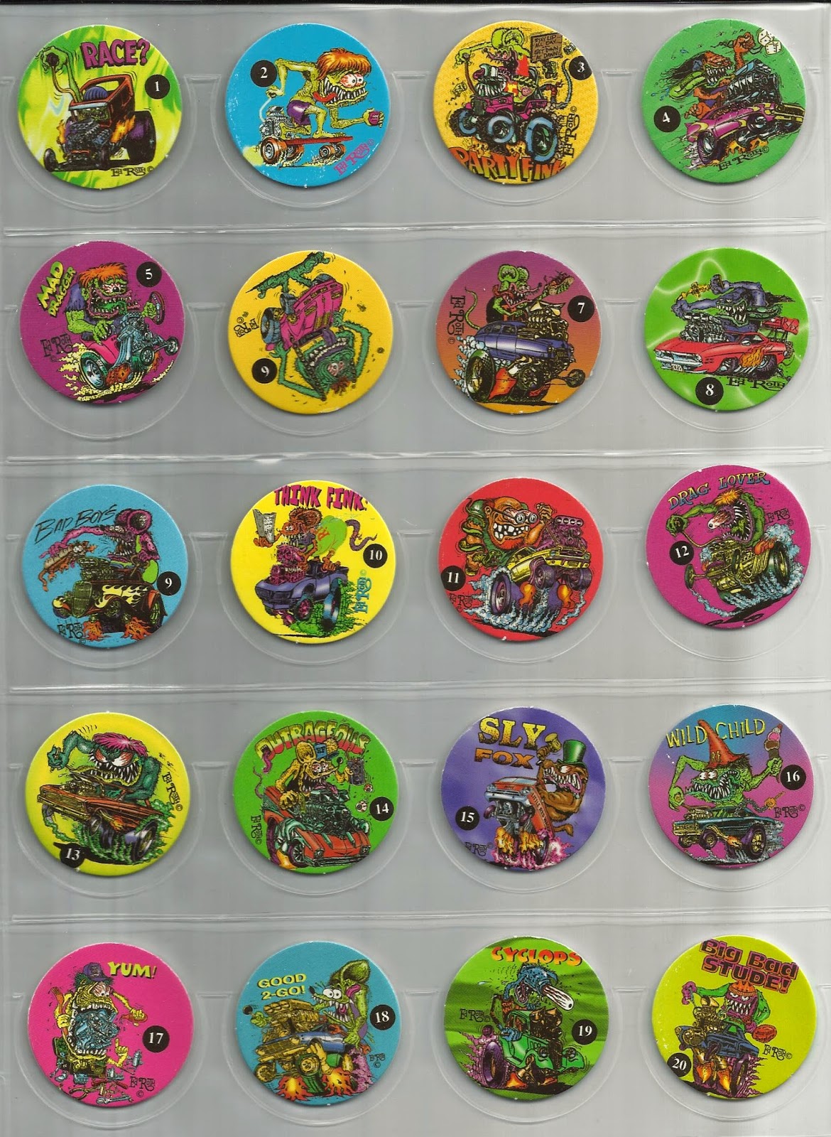 Tazos e Cards: Pogs Rats: Series 2