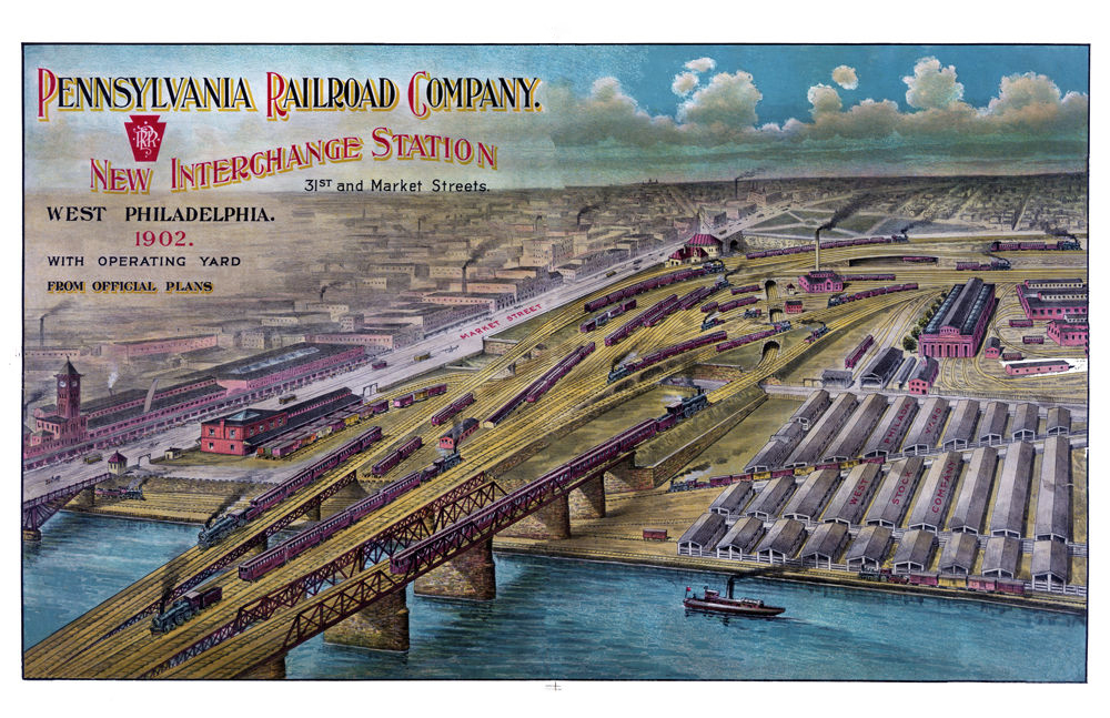 transpress nz: Pennsylvania Railroad interchange yard in west ...