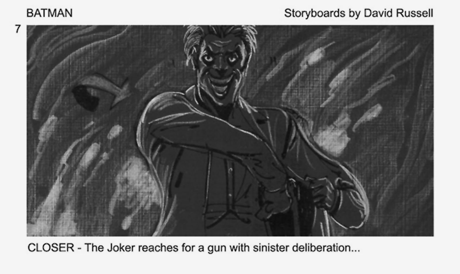 Batman 1989 Batwing Concept Art and Storyboards By David Russell « Film ...