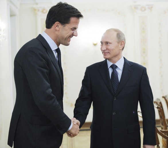 President Putin is visiting Amsterdam. : pics