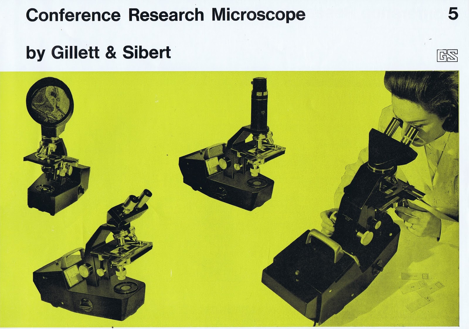 Gillett & Sibert "Conference" microscope