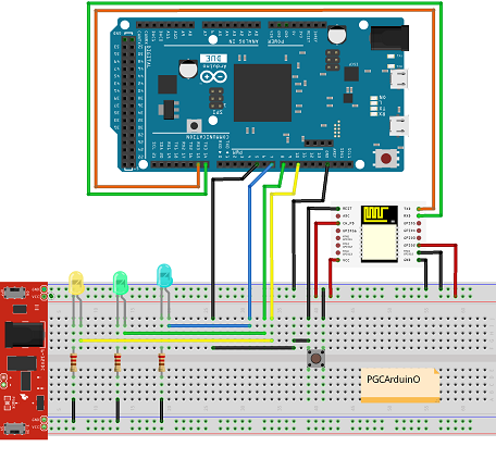 PGCArduinO: Módulo WIFI ESP8266-201 como Servidor WEB y Arduino Due.