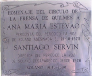 EL QUILMERO: ANA MARÍA ESTEVAO, JOVEN PERIODISTA DESAPERECIDA (20/10 ...