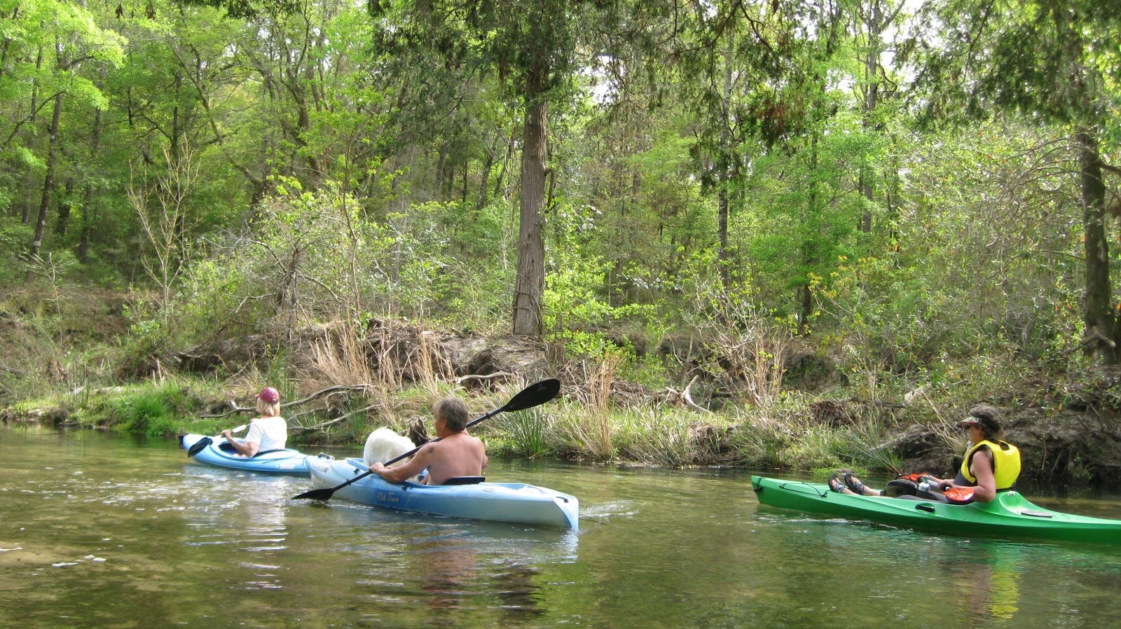 Kayak and canoe, we put in: Magnolia River, Foley, AL