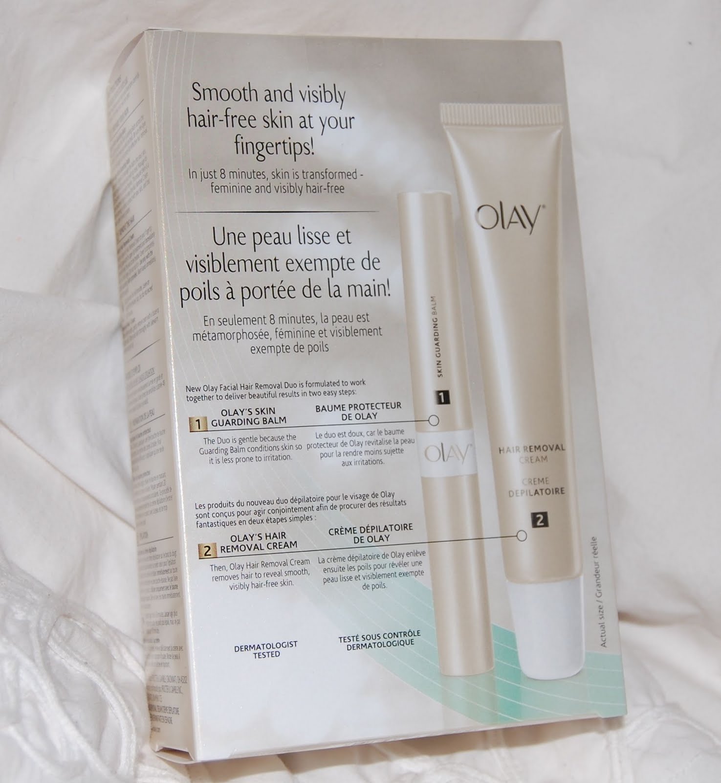 beauty squared: Olay Smooth Finish Facial Hair Removal Duo Review