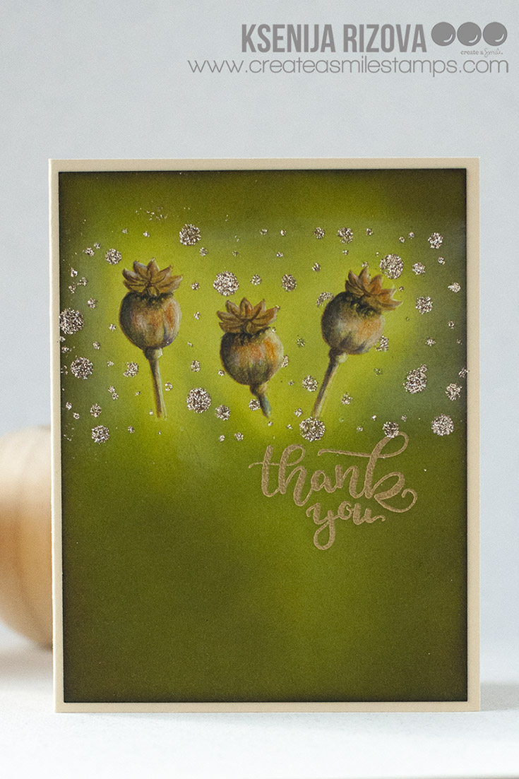 Ink Blending on Coloured Cardstock | Challenge Time at Create A Smile ...