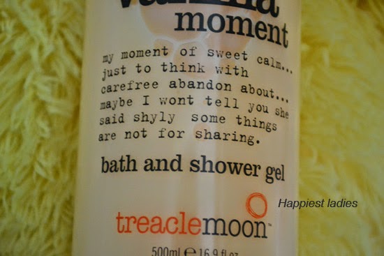 Treacle Moon That Vanilla Moment Bath & Shower Gel Review - Happiest Ladies
