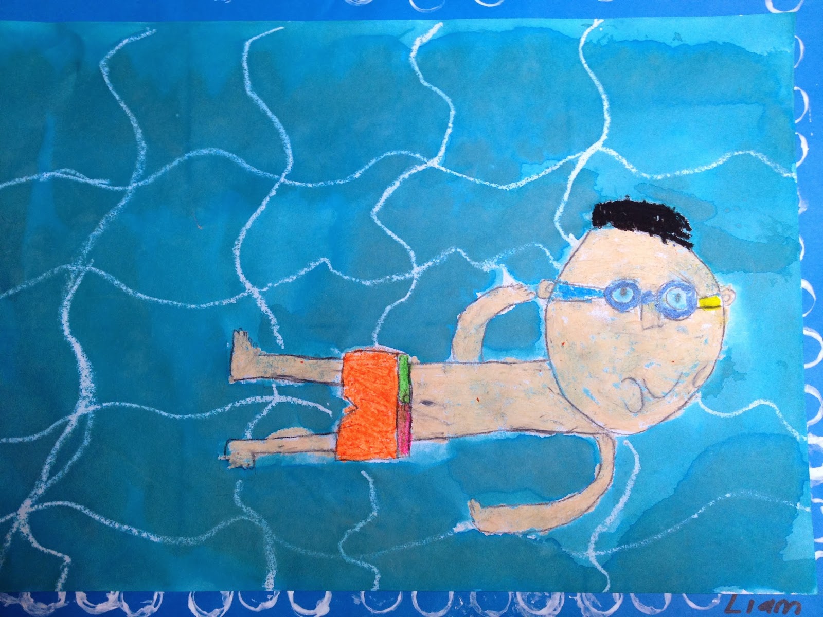 in the art room: Underwater Self-Portraits