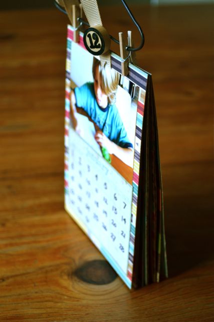 Transparent Touches & Tags Blog: Tutorial for my 2012 hanging calendar