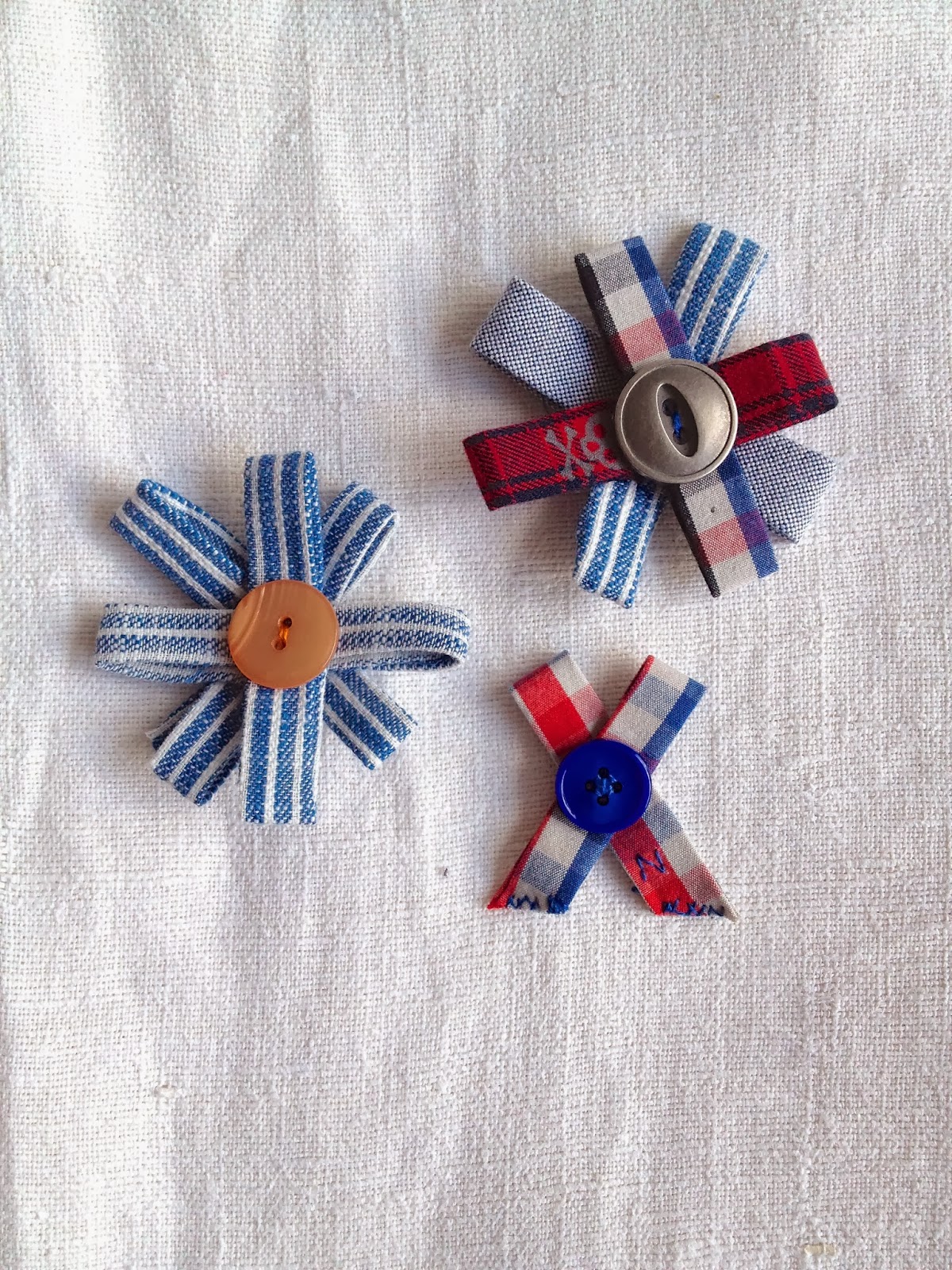One Bunting Away: DIY- Making Brooches with your Children's Clothes