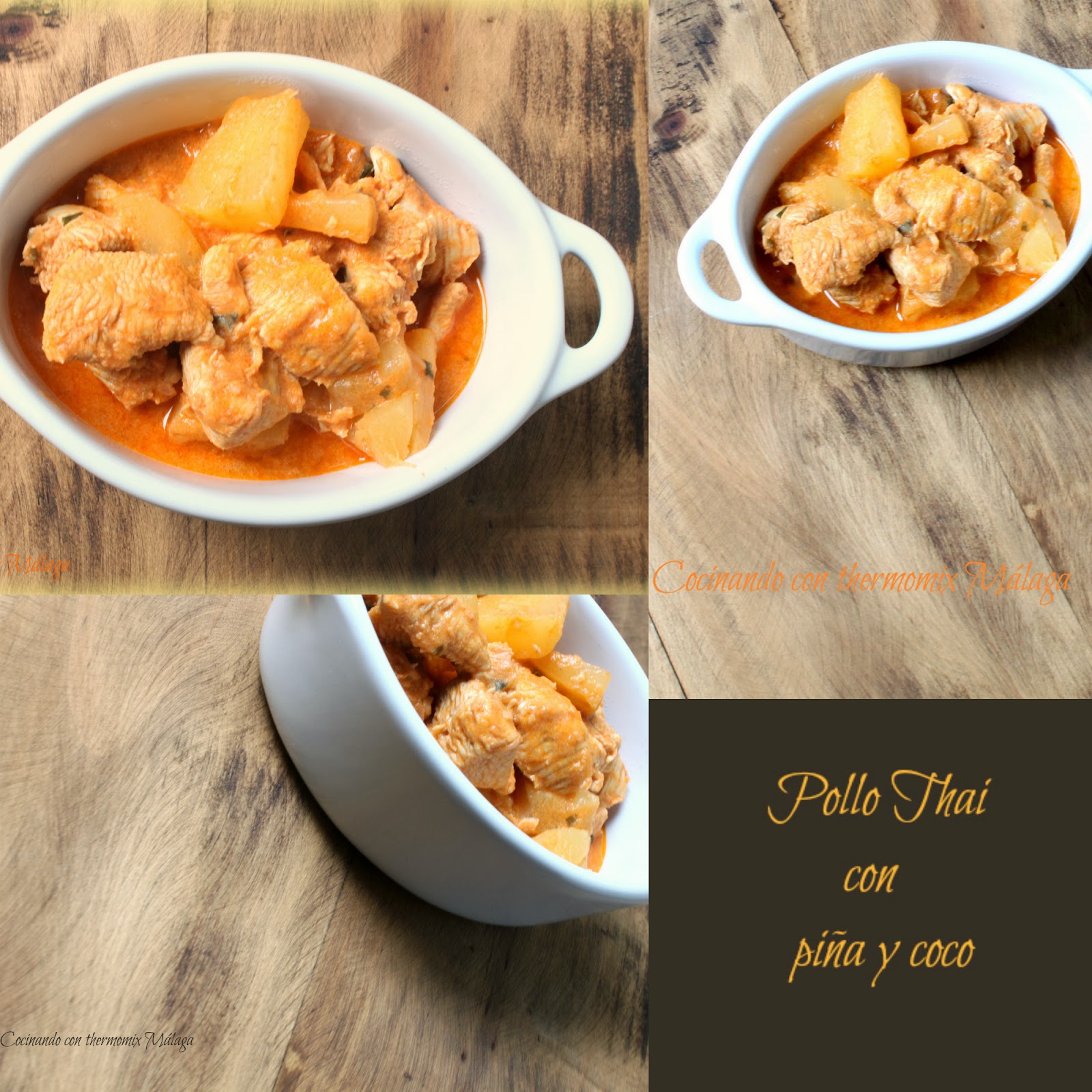 Pollo Thai con piña y coco | COCINA BOQUERONA