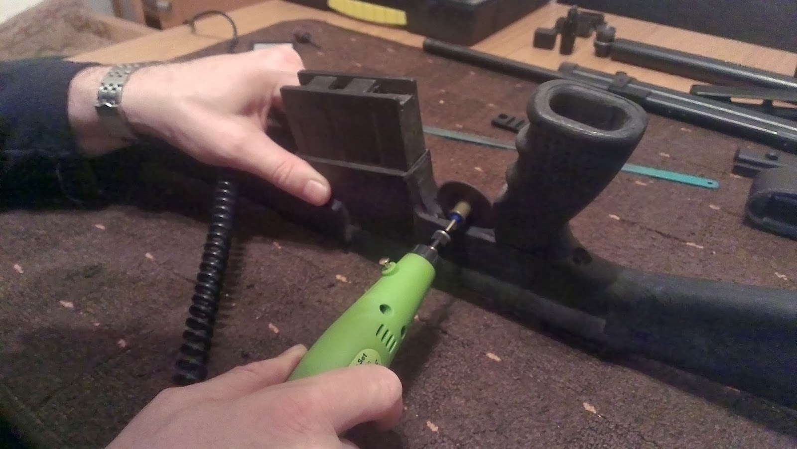 AIR RIFLES AND SHOOTING: QB78 IN JACKAL STOCK