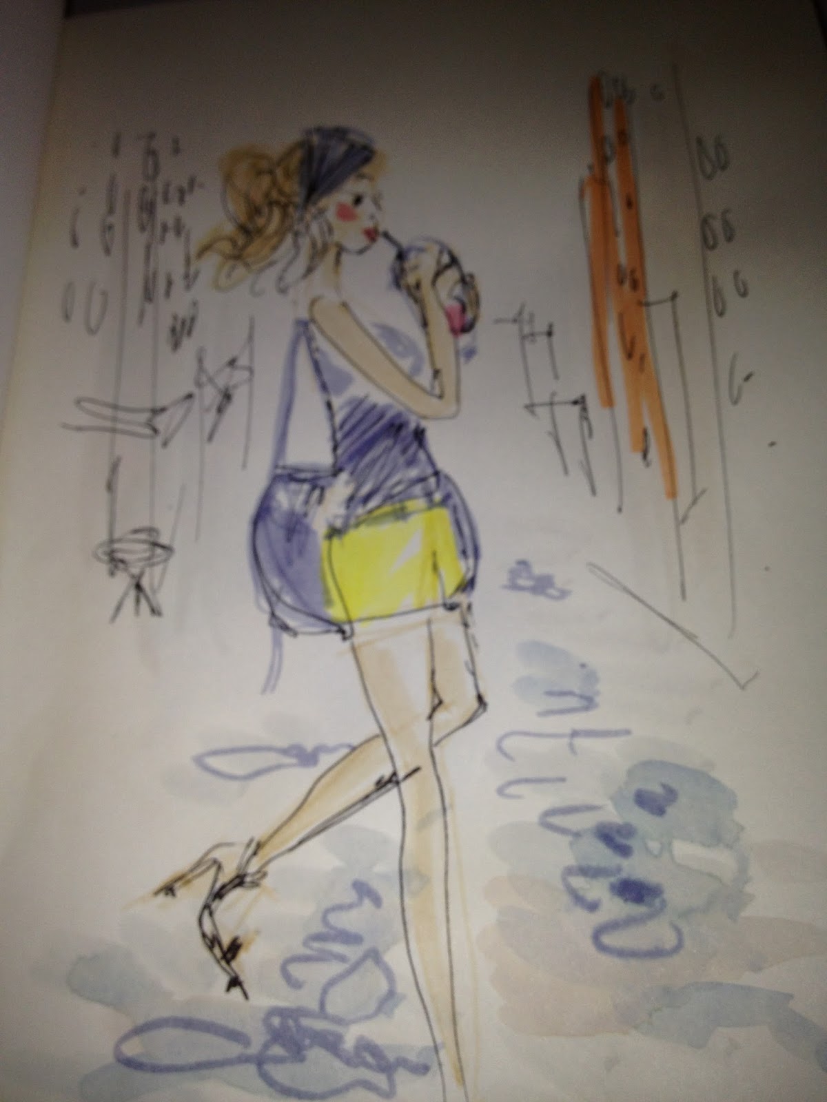 Tara Smiley: Sketching and Fashion Illustrations.