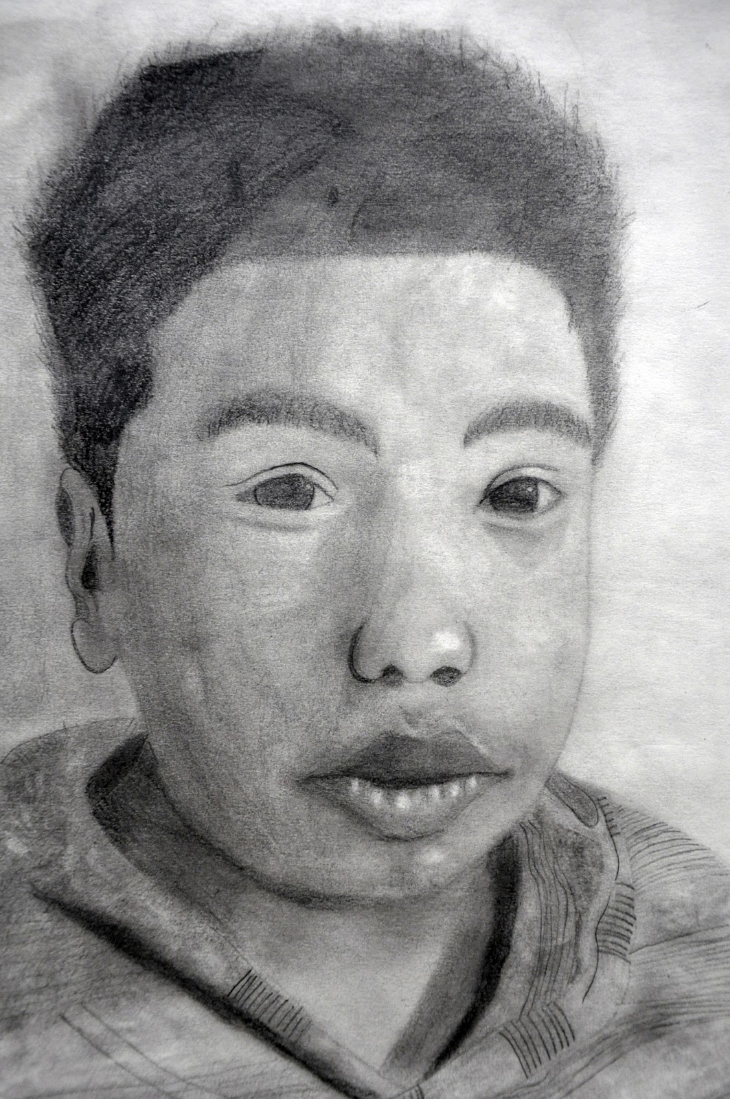 Student Art: Graphite Self Portraits