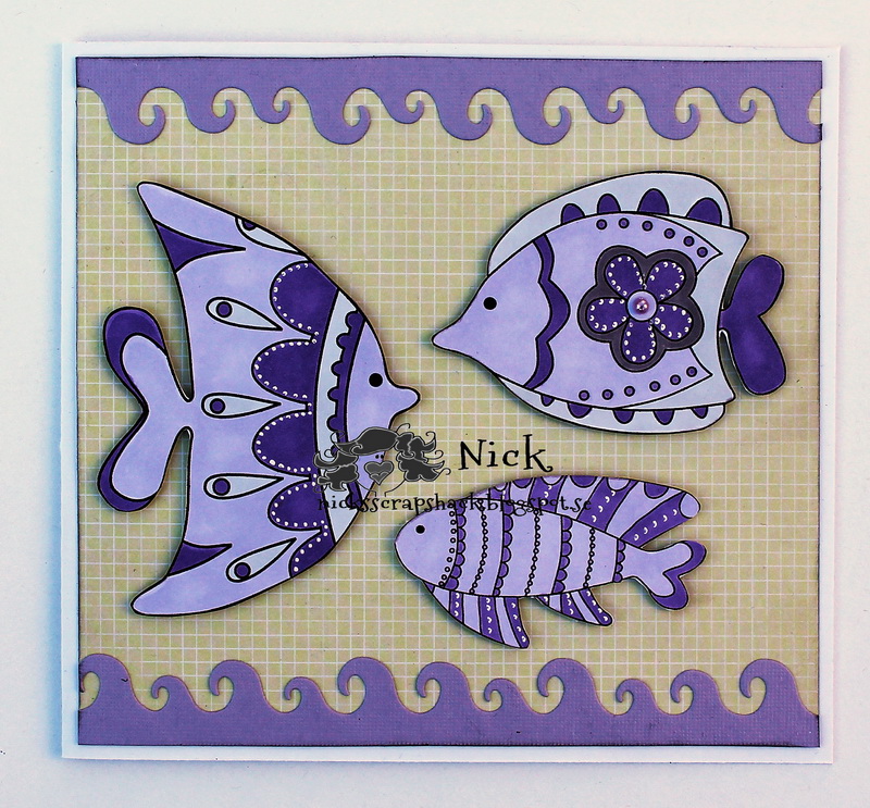 Nick´s Scrap Shack: Shades of spring at SCRIBBLES DESIGN