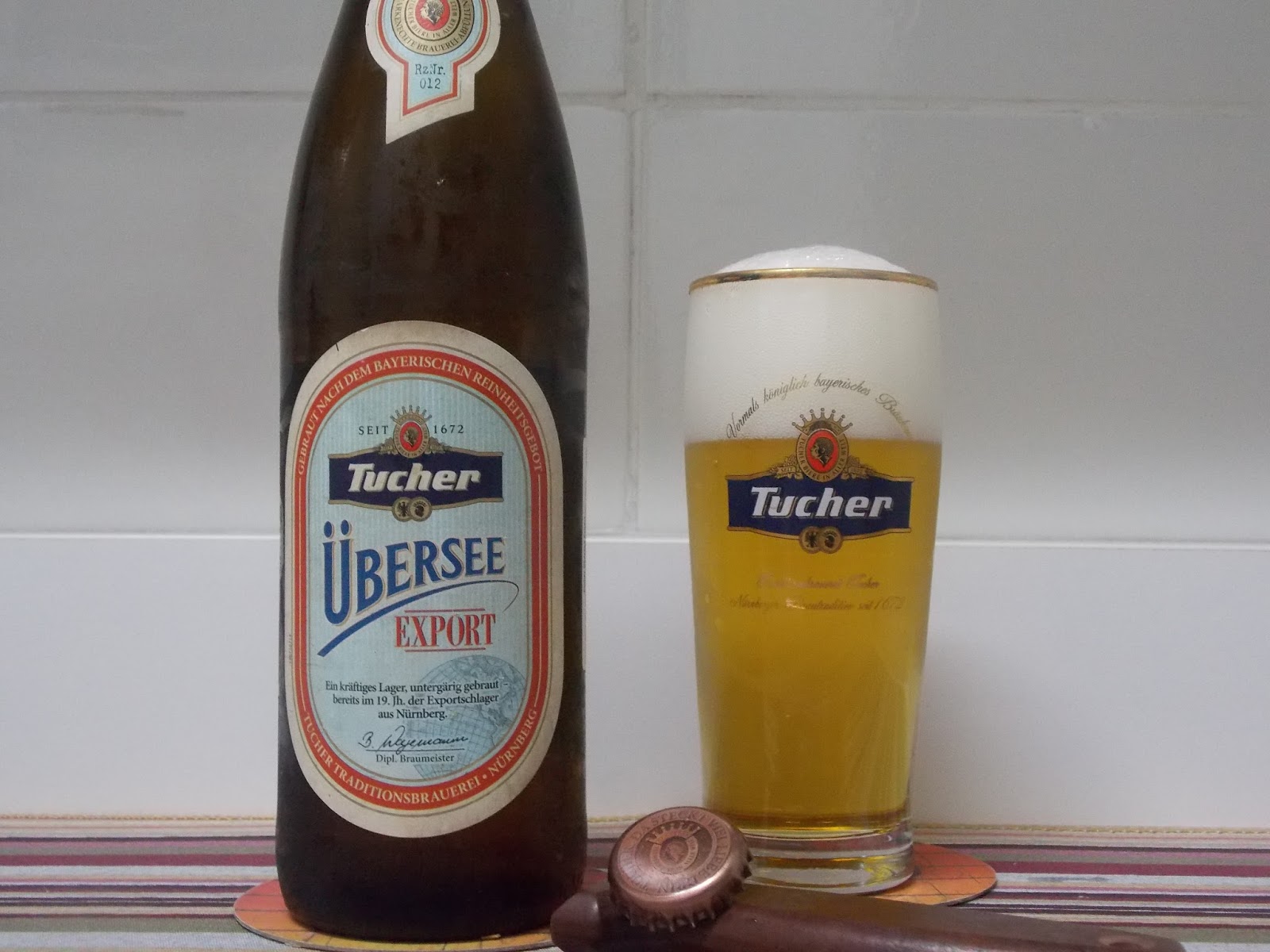 Tucher Ubersee Export - Degustação nº 765 – NINKASI BEER CLUB