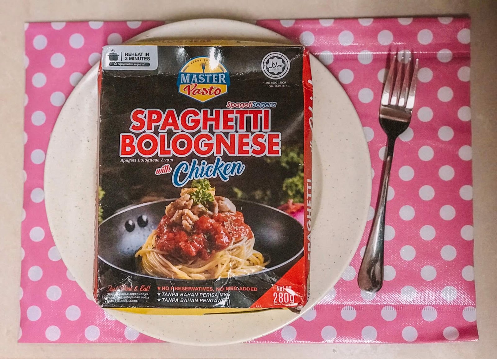 Master Pasto Instant Spaghetti Halal Review