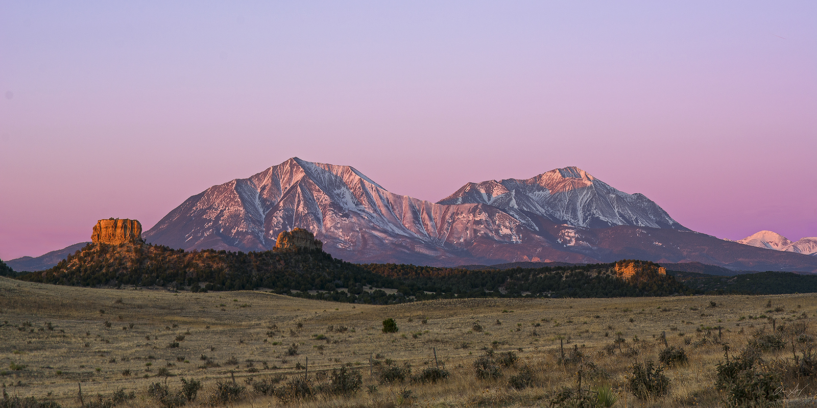14er Art : Spanish Peaks Photograph Featured in 5280 Magazine