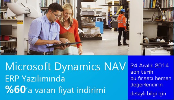 Microsoft Dynamics NAV ERP Türkiye: Microsoft Dynamisc NAV ERP'de %60'a ...