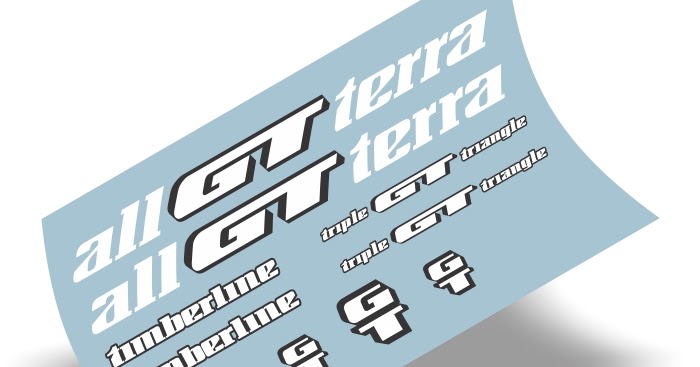 designstickers: Adesivo bike GT - All Terra Timberline