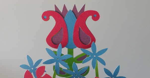 Glenda's Cards: Cricut Spring Flower Pot Card