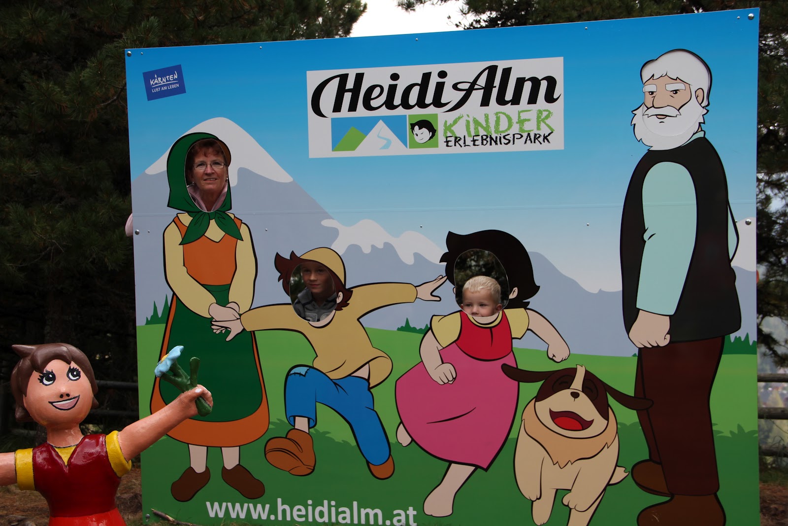 Naar Oostenrijk: Heidi Alm bij de Falkert See