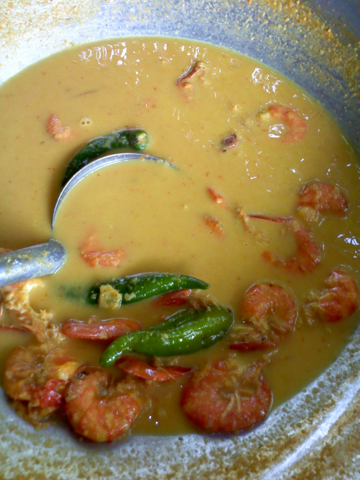 nikmat setiap nafas: gulai kuning udang