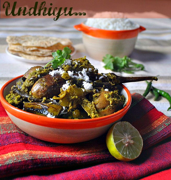 Undhiyu, a Gujarati winter delicacy with root vegetables and seasonal ...