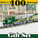 ModelTrainPro.com: Green Bay Packers HO Scale Train Set