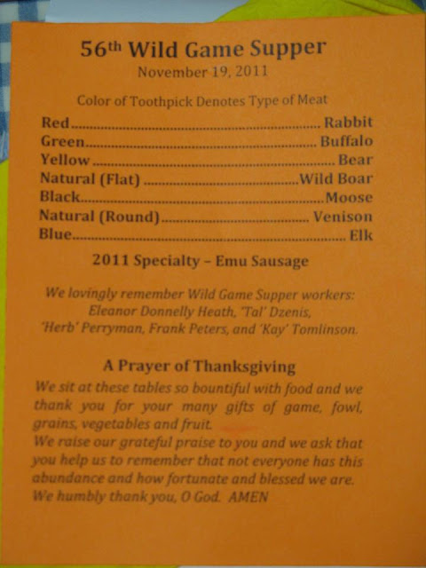 Animal Instinct: Wild Game Dinner