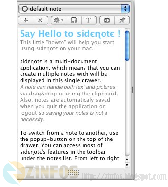 Vendredi MAC - prise de note facile avec SideNote - ZinfosWeb