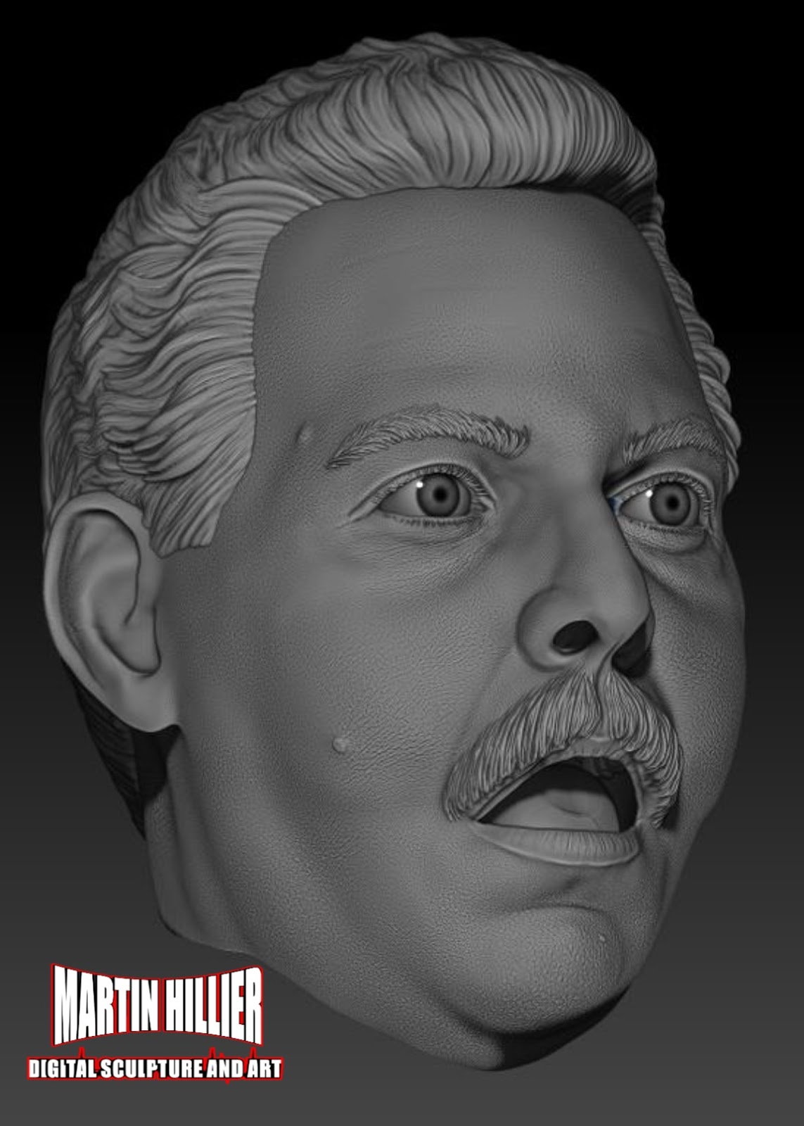 MARTIN HILLIER DIGITAL SCULPTURE AND ART - 1/6 SCALE ACTION FIGURE ...