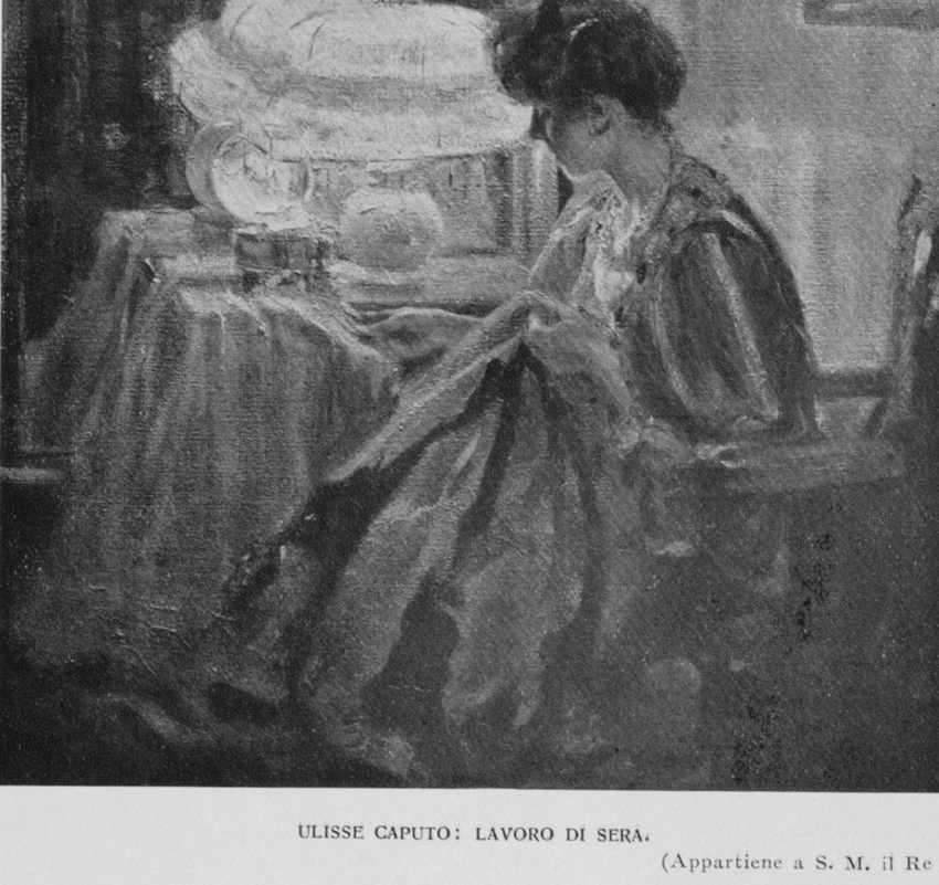 Ulisse CAPUTO (1872-1948) | Catherine La Rose ~ The Poet of Painting