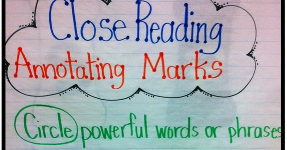 ELA Anchor Charts: Close Reading