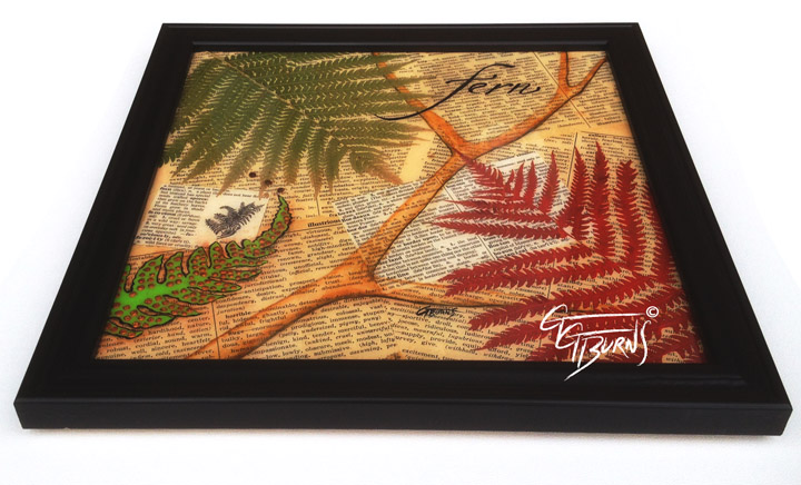 gg's functional art: How Small A Thing - Botanical Collage Art