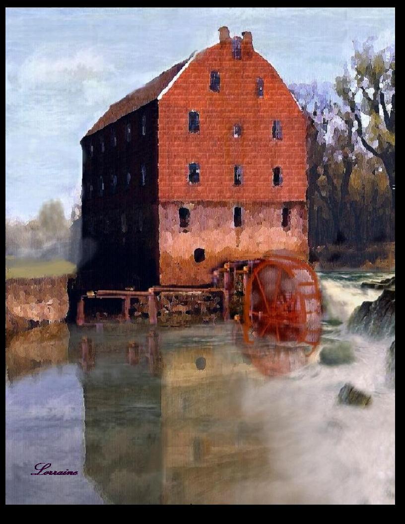 PAINT BRUSH AND CANVAS Lorraine MacLeod's Painting Blog: THE OLD MILL