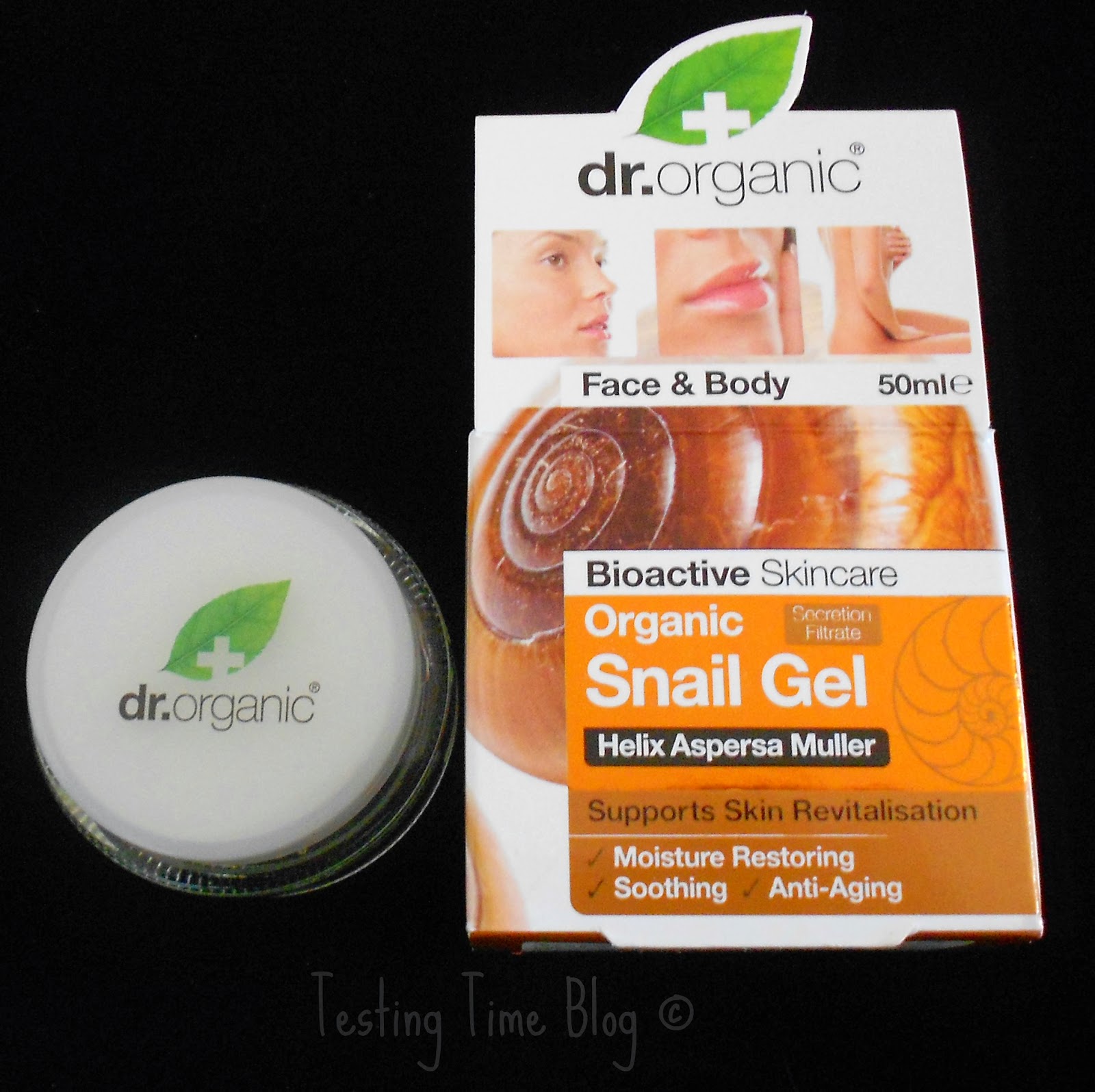 Dr Organic Face and Body Snail Gel - Testing Time Blog