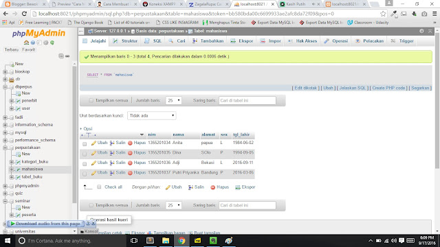 Cara Membuat Nomer Urut Secara Otomatis Di PHP Dan MYSQL - Tutorial ...