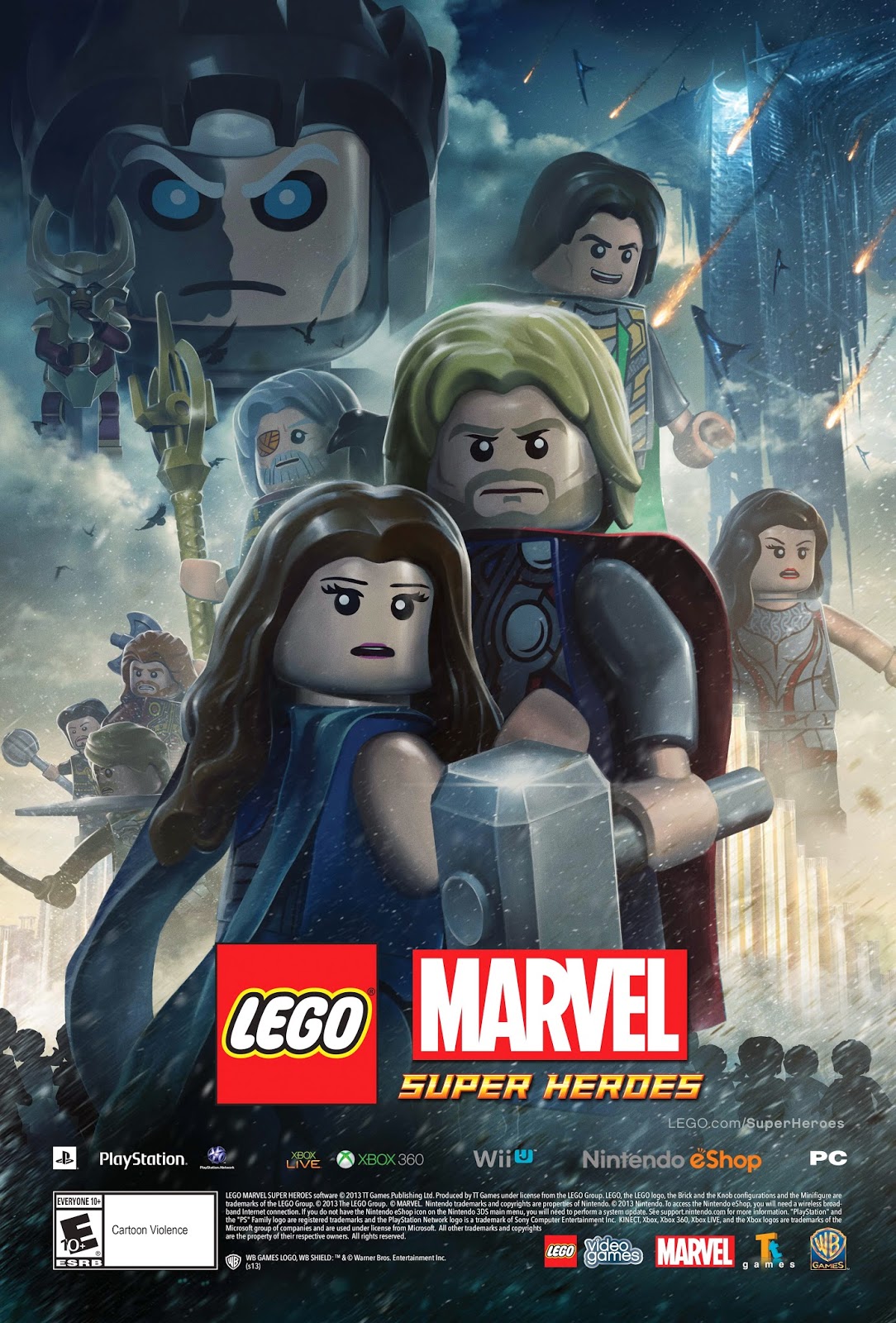 Collecting Toyz: LEGO Thor: The Dark World Movie Poster + LEGO Marvel ...