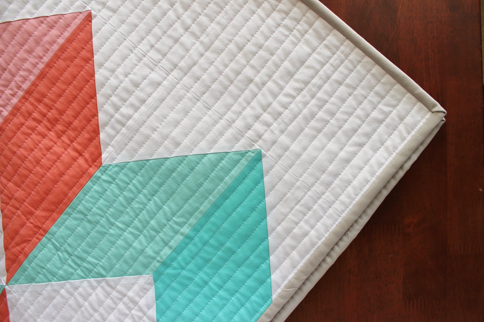 Teaginny Designs: Chevron Baby Quilt