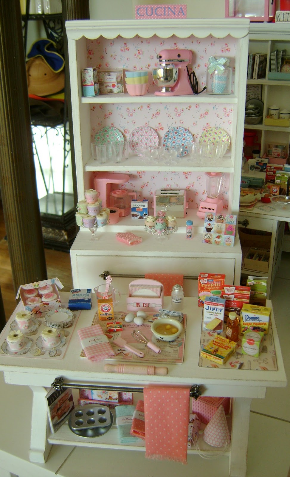 Baking In Miniature: Custom Requested Kitchen in 1:6 Scale