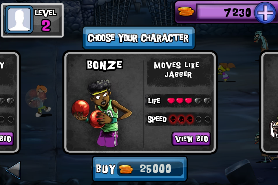 Game Art: Zombie Dodgeball,iOS