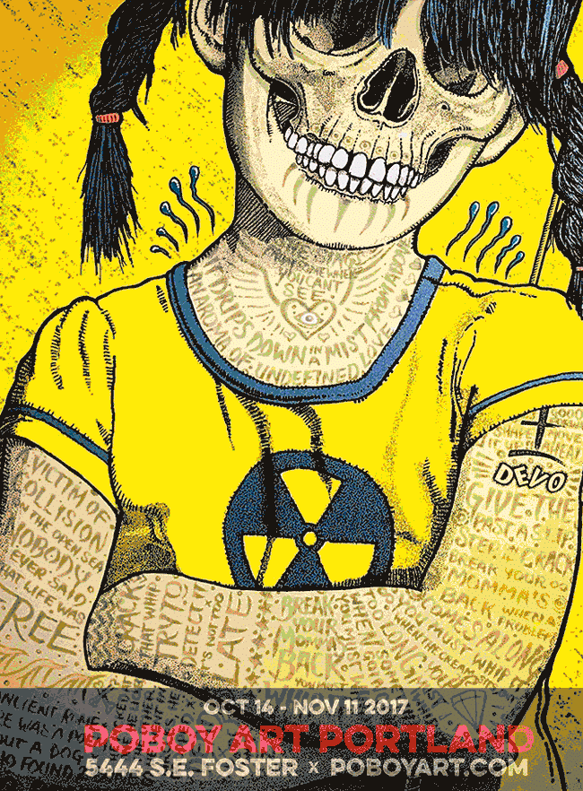 INSIDE THE ROCK POSTER FRAME BLOG: Zoltron Goes to Portland Online Release