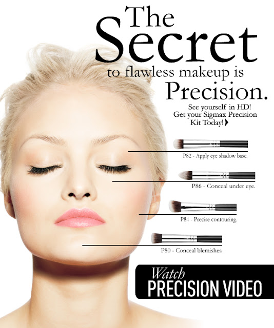 Unique by Gi: Kit Synthetic Precision Sigma Make up