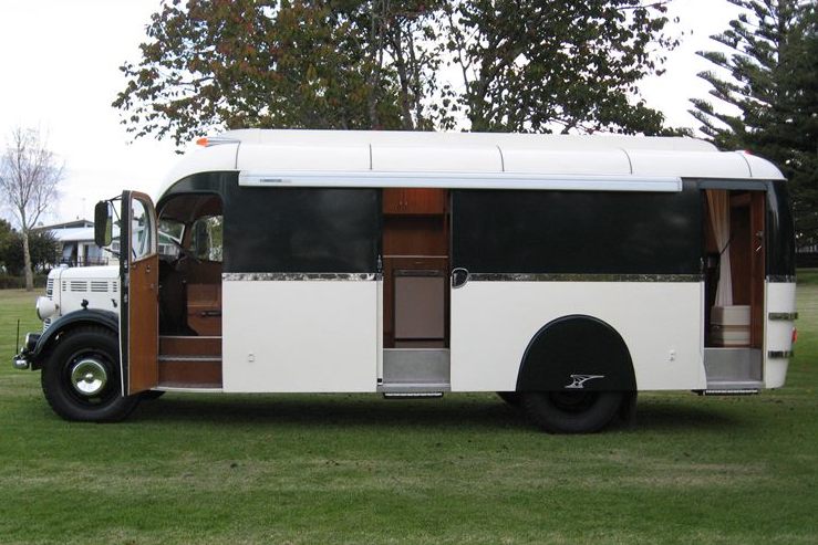 The Flying Tortoise: This Immaculately Restored 1949 Bedford Housebus ...