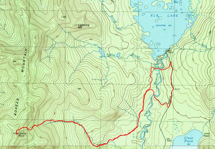 Off on Adventure: Sunrise Mtn (3614') and Boreas Mtn (3776') - Elk Lake ...
