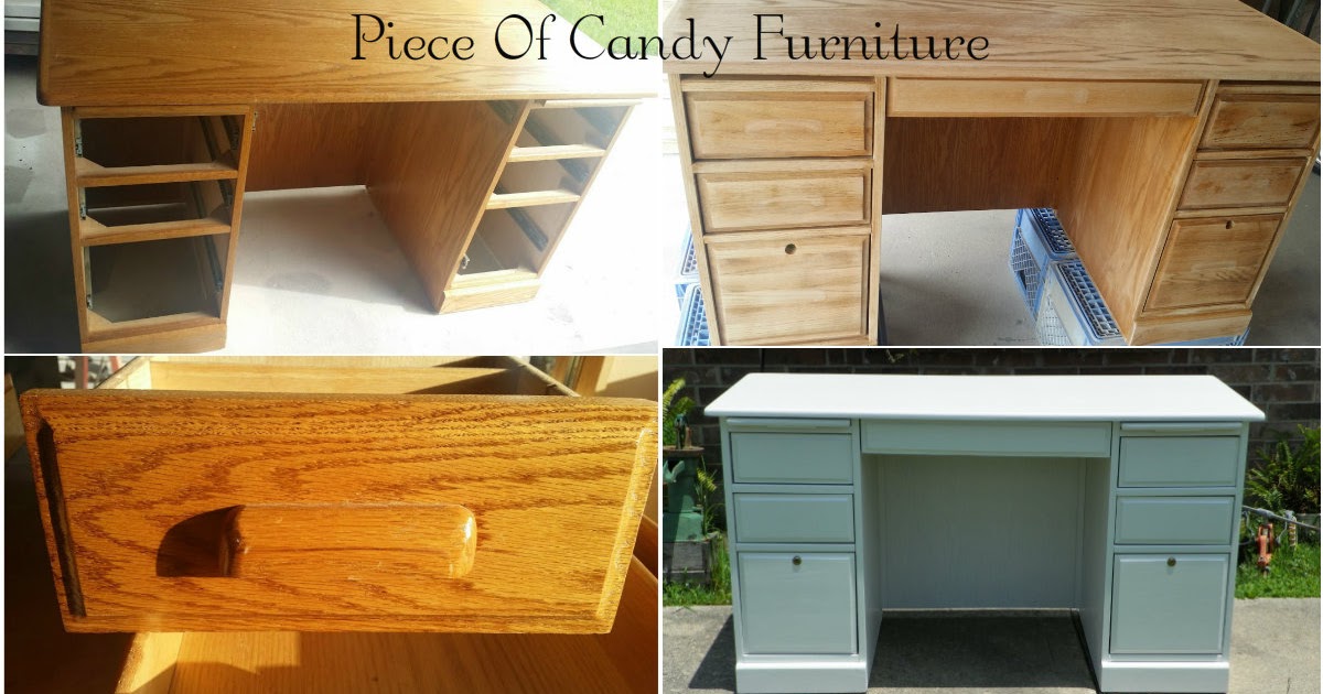 Piece Of Candy Furniture: Desks painted white.......